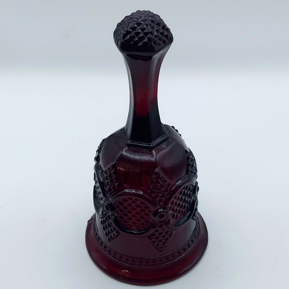 Avon | Art | Vintage Avon Ruby Red Cape Cod Glass Hostess Dinner Bell W ...
